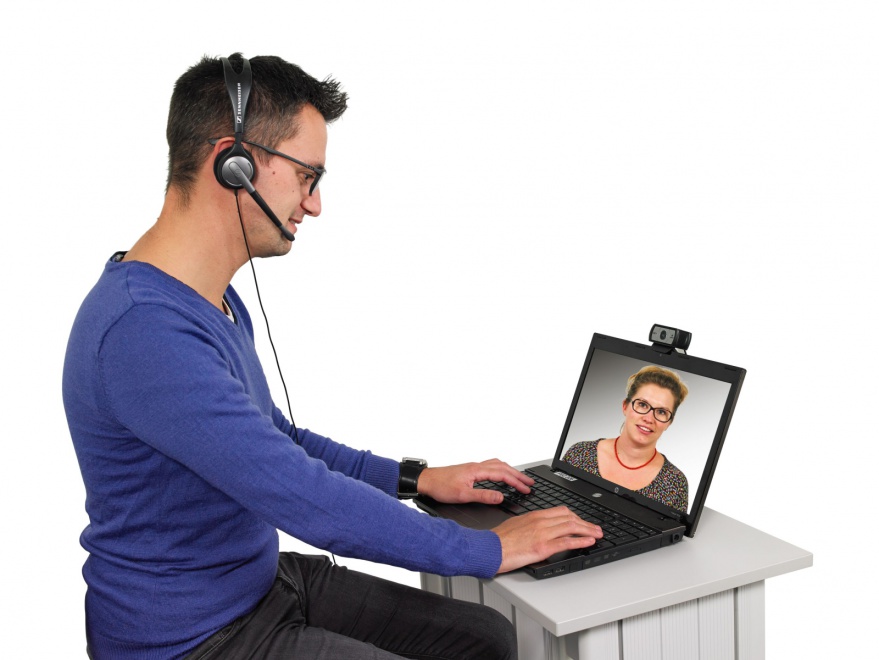 Videoconference interface kiosk - IPM France