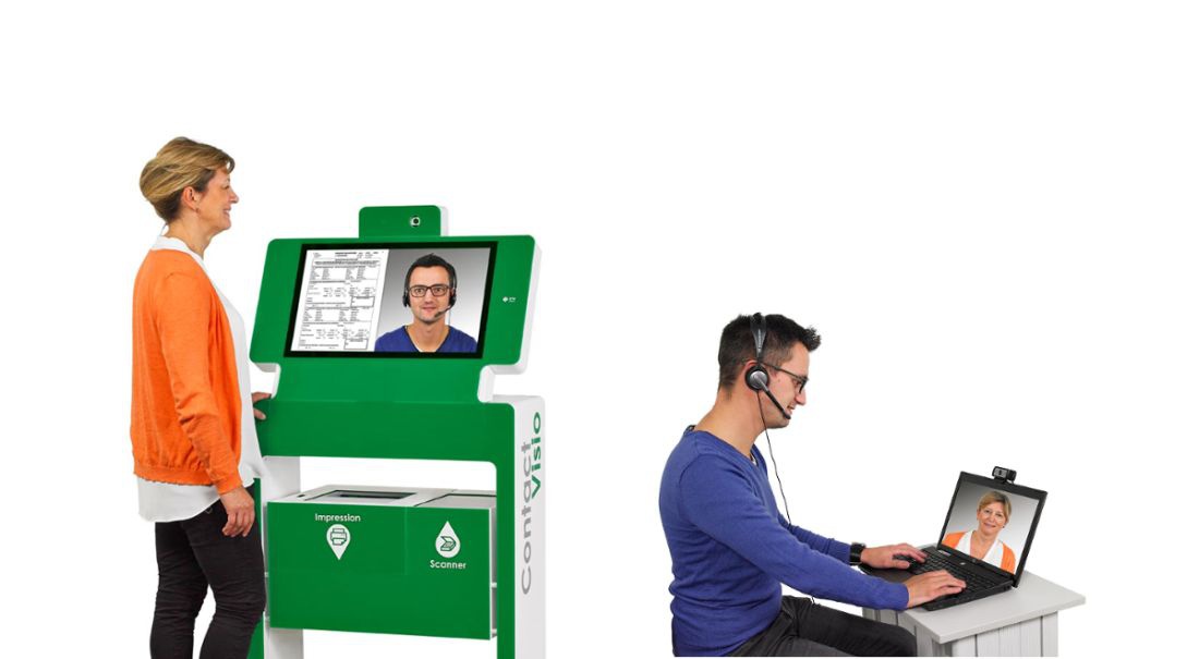 Videoconference interface kiosk - IPM France